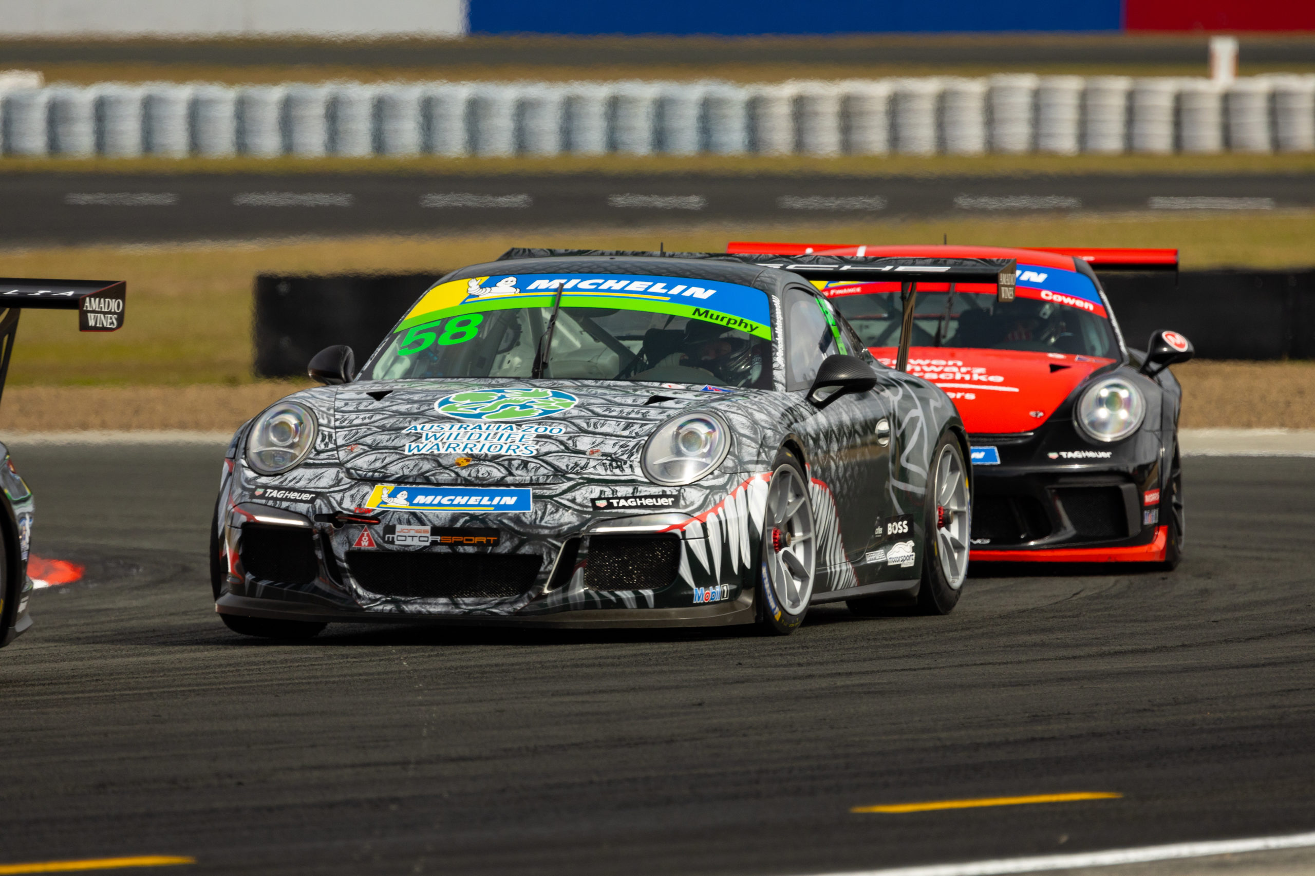 Gerry Murphy shows support for Australia Zoo - Porsche Michelin Sprint ...