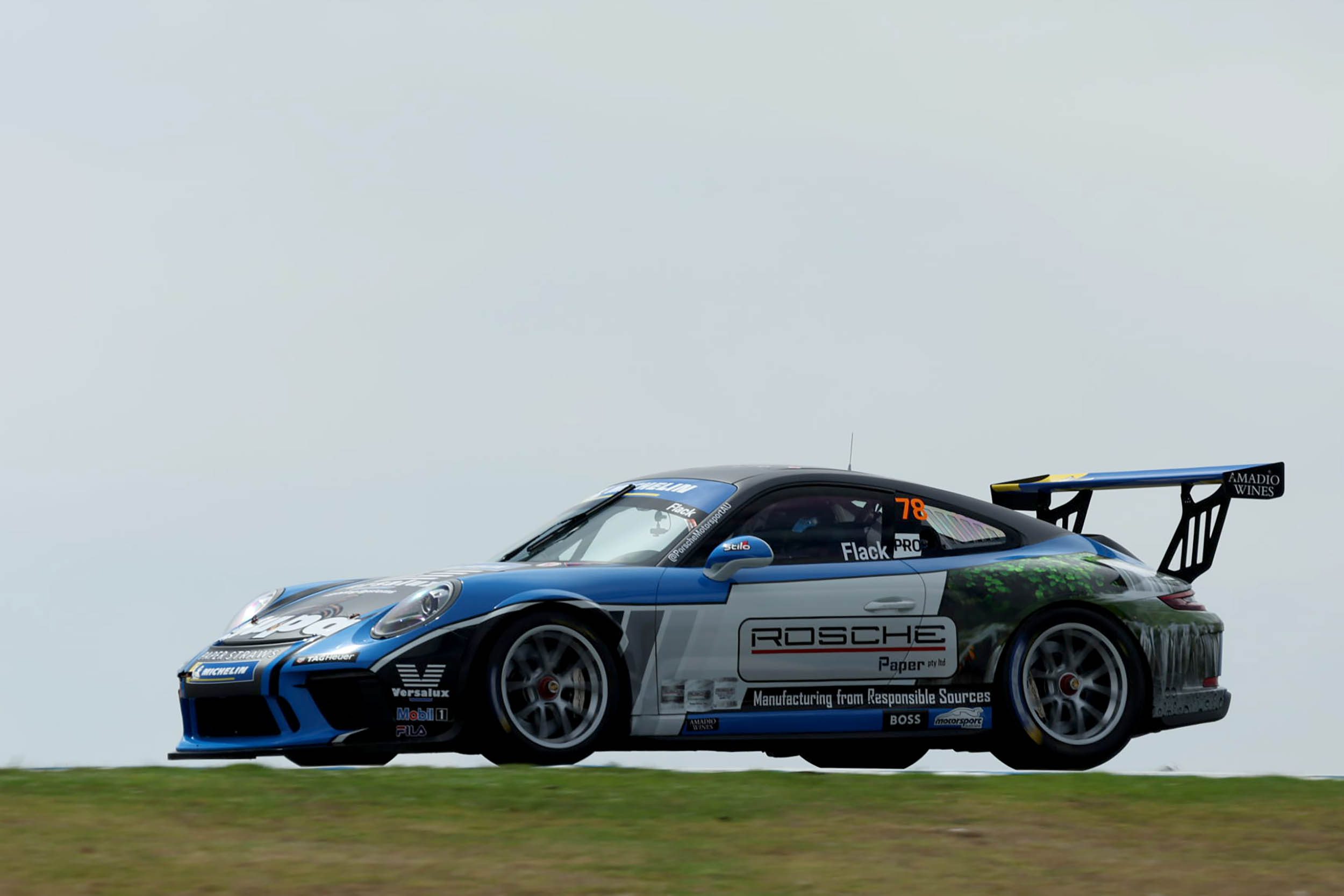 Marcos Flack pole - Porsche Michelin Sprint Challenge Australia | 2025
